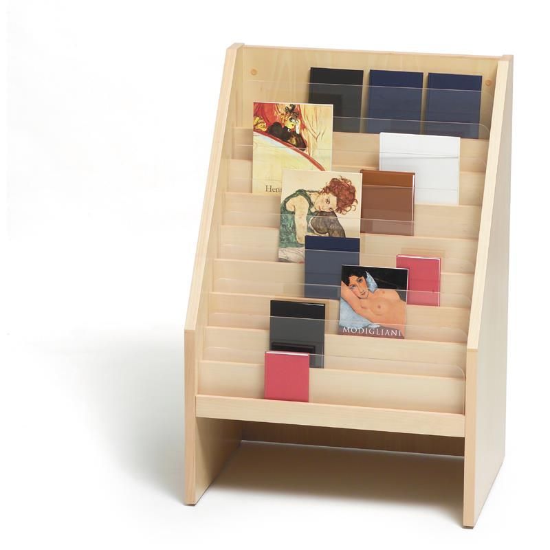 Expositor de novedades de madera - Metalundia